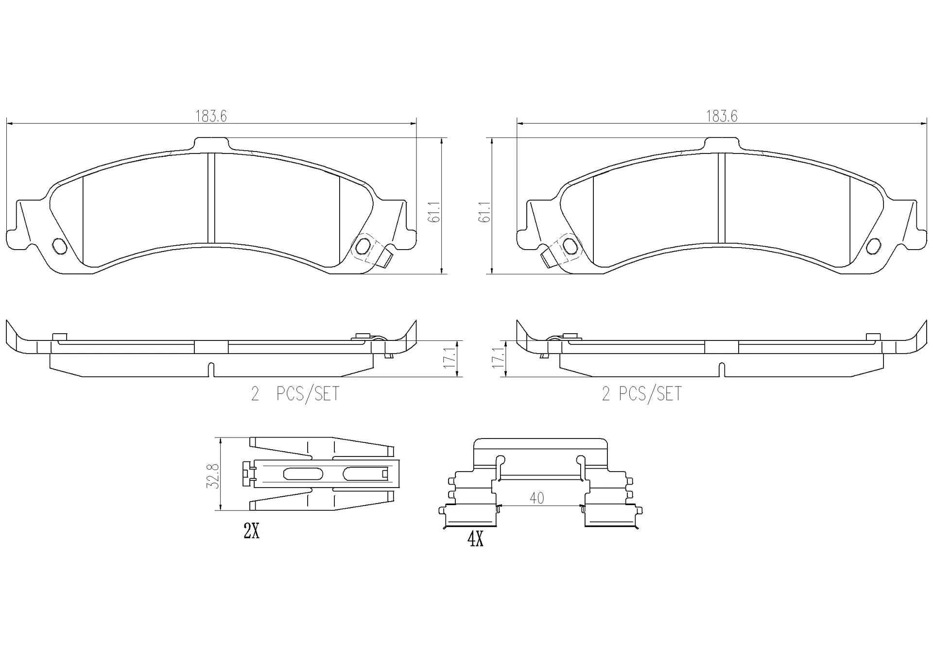 Brake pad Brembo P59065N