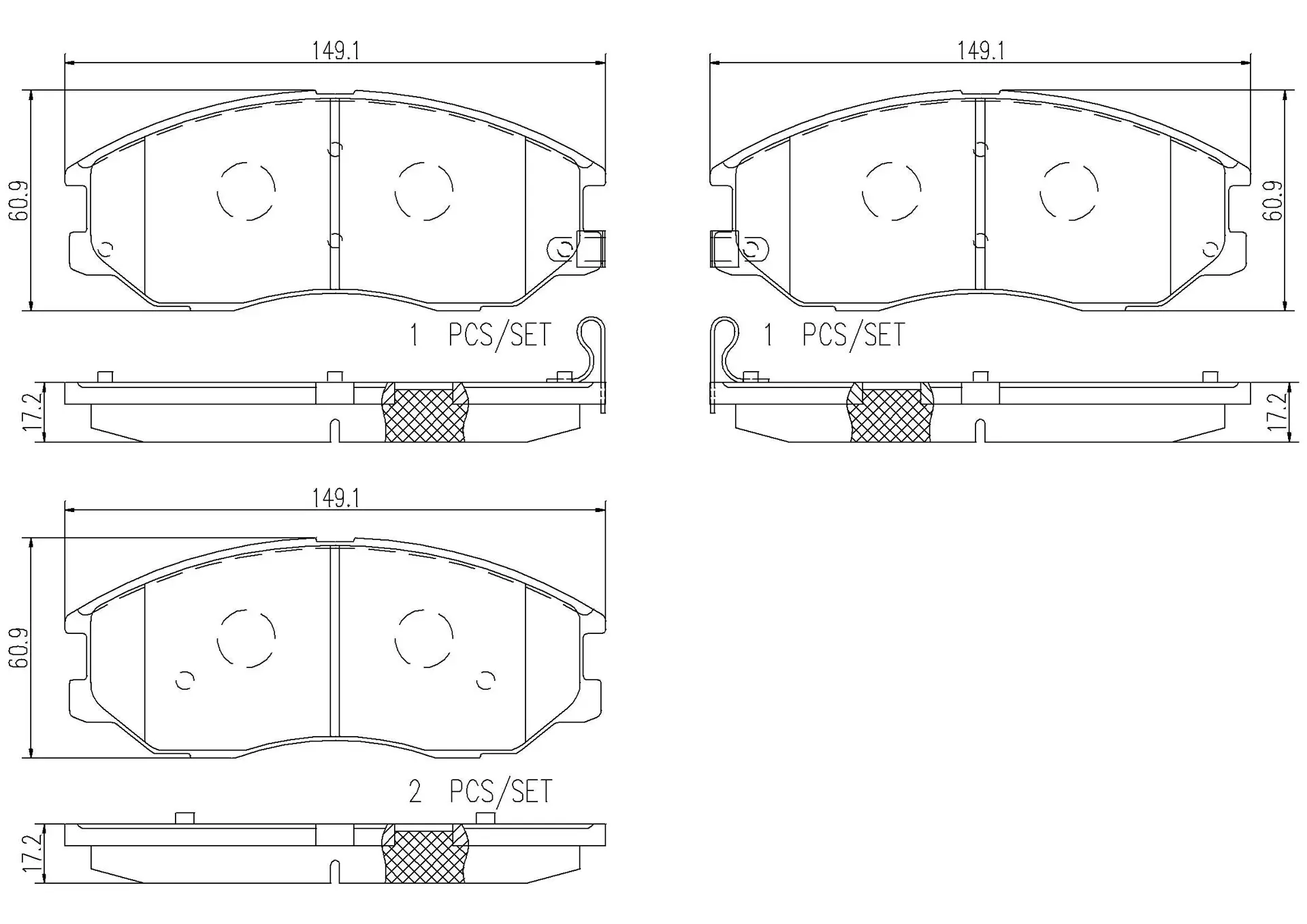 Brake pad Brembo P30078N