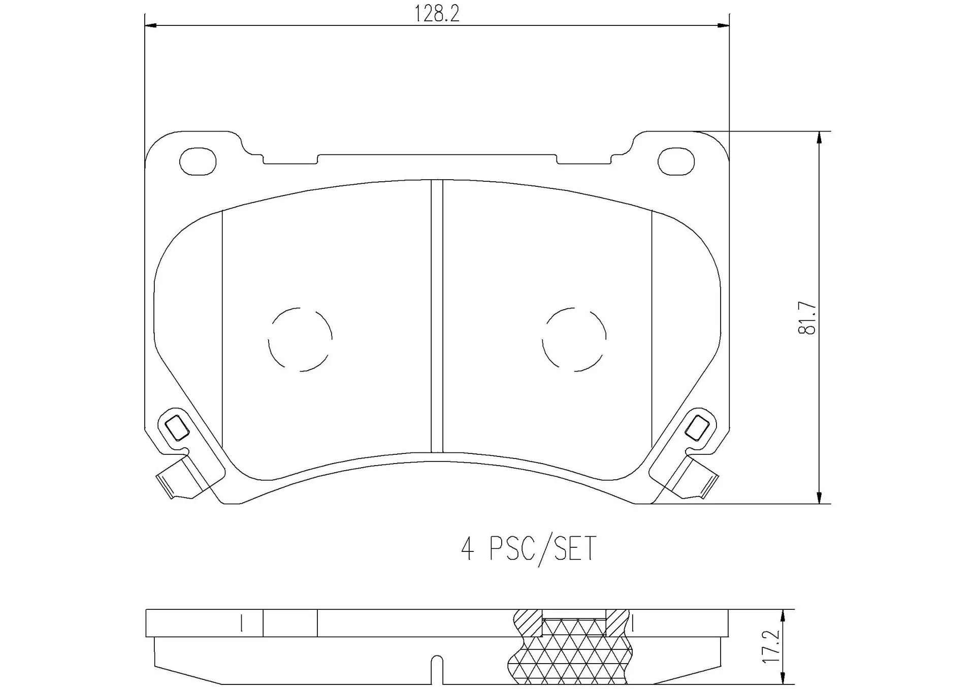 Brake pad Brembo P30052N
