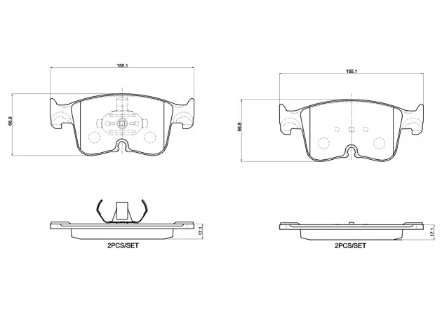 Brake pad Brembo P 85 199