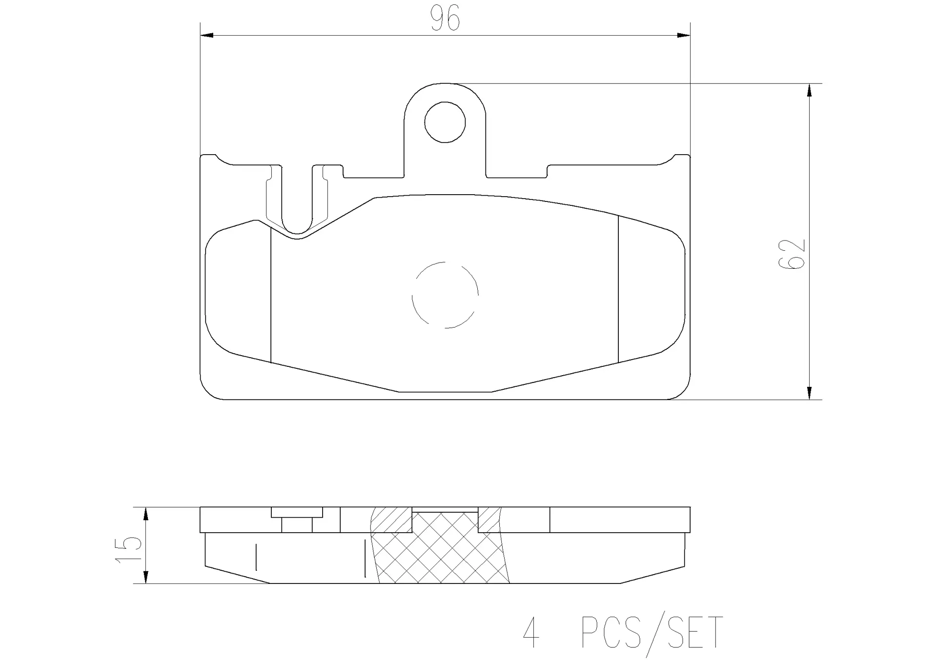 Pastilla Brembo P83059N